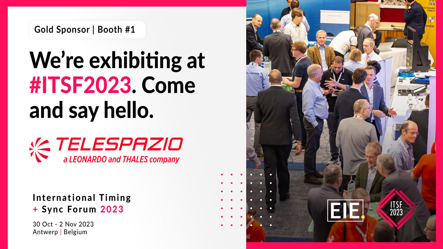 International Timing & Sync Forum 2023 | Telespazio in the UK